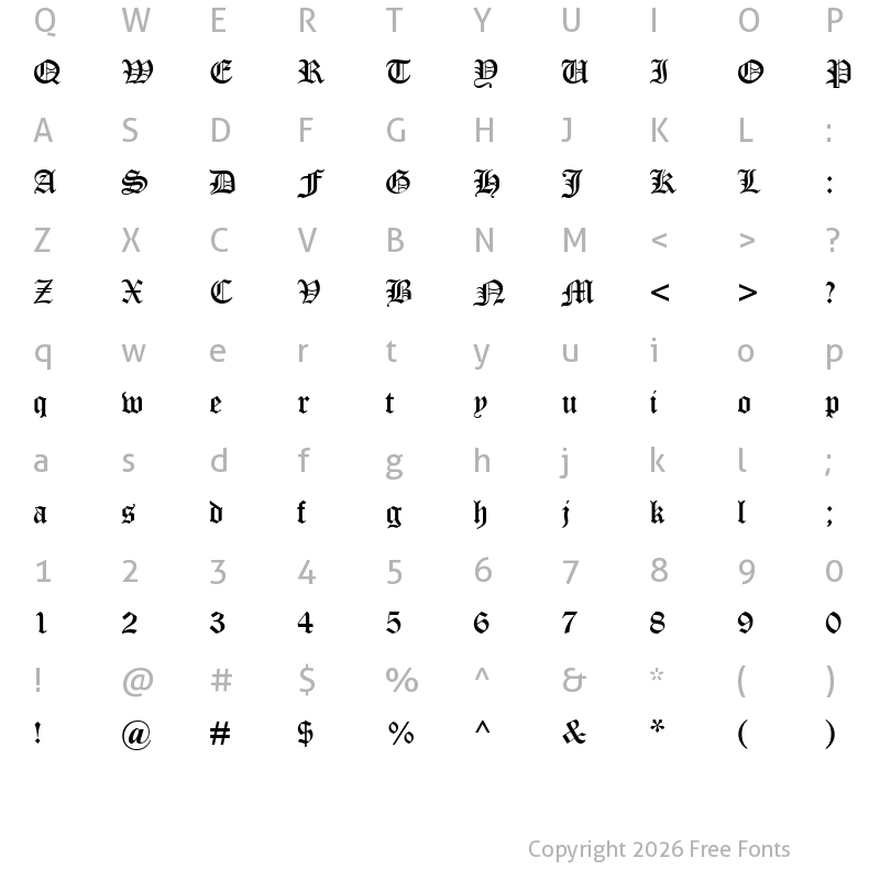 Old English Text MT Regular Download For Free At Free Fonts Free Fonts